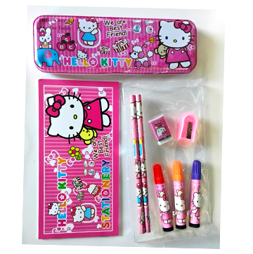 Hello kitty Pencil set with box and sketch colours